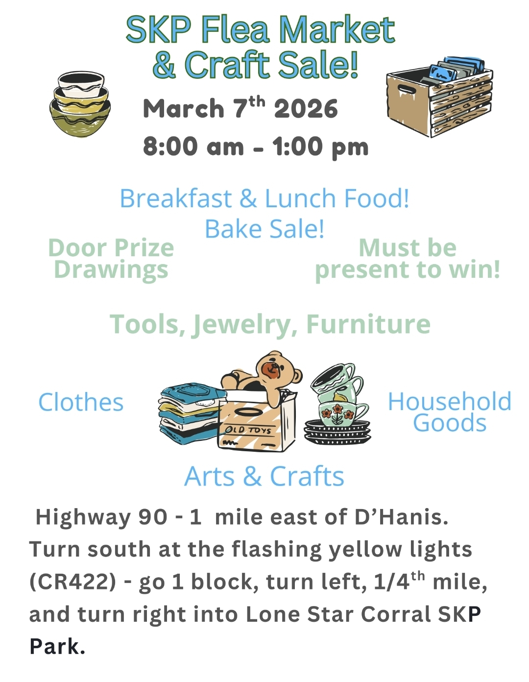 2026 SKP Flea Market | Alamo Area SKP Co-Op/Retreat of Texas, Inc. Lone ...